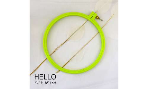 Buy Hello Plastic Hoops PL19 Green| TM Kolorova | ТМ Кольорова