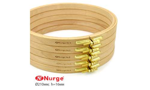 Купити п'яльця Nurge (Туреччина) дерев'яні з гвинтом (Ø220 мм., h. 16 мм.) 110-5 в Україні | ТМ ...