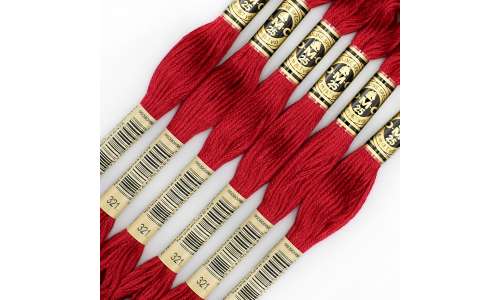 Нитки для вишивання - Муліне DMC 321 оптом | ТМ КОЛЬОРОВА