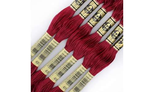 Нитки для вишивання - Муліне DMC 498 оптом | ТМ КОЛЬОРОВА