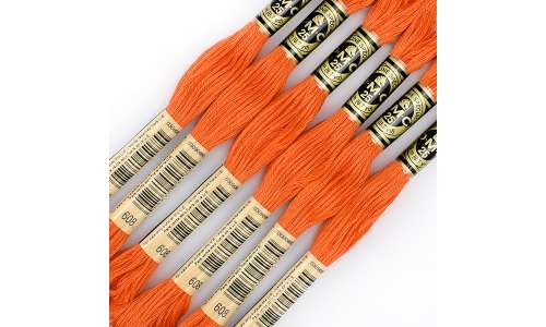 Нитки для вишивання - Муліне DMC 608 оптом | ТМ КОЛЬОРОВА