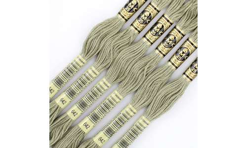 Нитки для вишивання - Муліне DMC 642 оптом | ТМ КОЛЬОРОВА