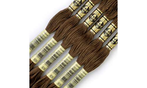 Нитки для вишивання - Муліне DMC 839 оптом | ТМ КОЛЬОРОВА