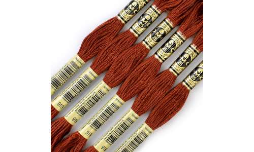 Нитки для вишивання - Муліне DMC 919 оптом | ТМ КОЛЬОРОВА