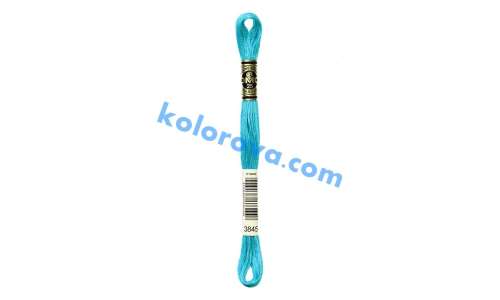 Нитки для вишивання - Муліне DMC 3845 оптом | ТМ КОЛЬОРОВА