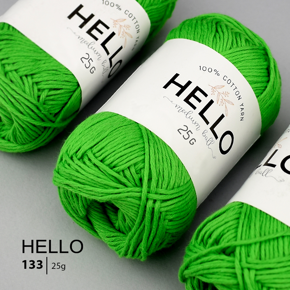 Buy yarn HELLO Cotton 133 (25 grams)| TM Kolorova