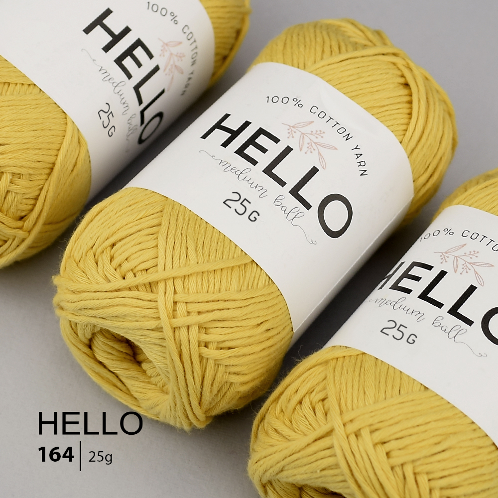Buy yarn HELLO Cotton 164 (25 grams)| TM Kolorova