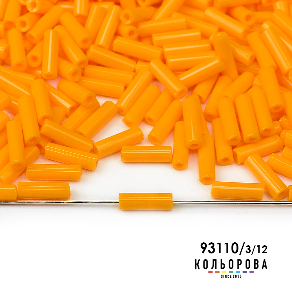 Купити чеський бісер стеклярус Preciosa 35112/93110/3"| ТМ Кольорова