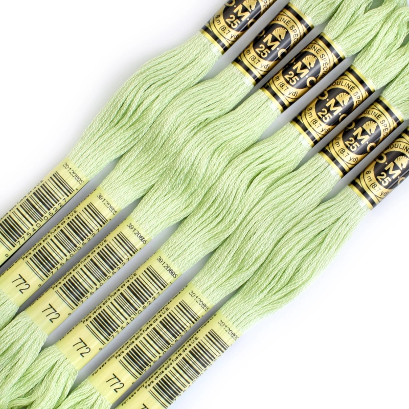 Нитки для вишивання - Муліне DMC 772 оптом | ТМ КОЛЬОРОВА