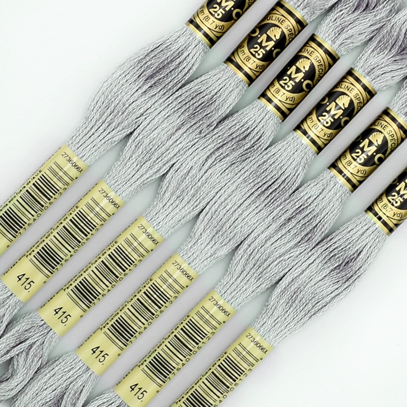 Нитки для вишивання - Муліне DMC 415 оптом | ТМ КОЛЬОРОВА