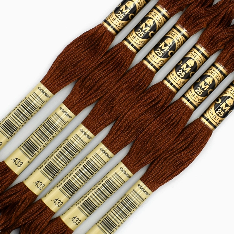 Нитки для вишивання - Муліне DMC 433 оптом | ТМ КОЛЬОРОВА