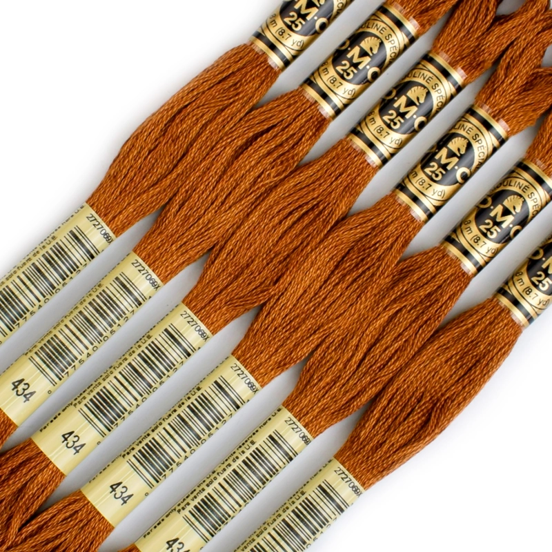 Нитки для вишивання - Муліне DMC 434 оптом | ТМ КОЛЬОРОВА
