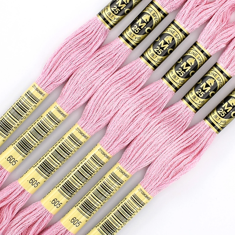 Нитки для вишивання - Муліне DMC 605 оптом | ТМ КОЛЬОРОВА