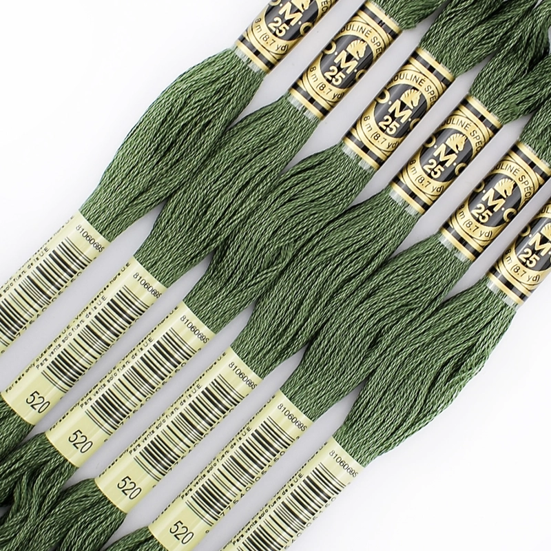 Нитки для вишивання - Муліне DMC 520 оптом | ТМ КОЛЬОРОВА