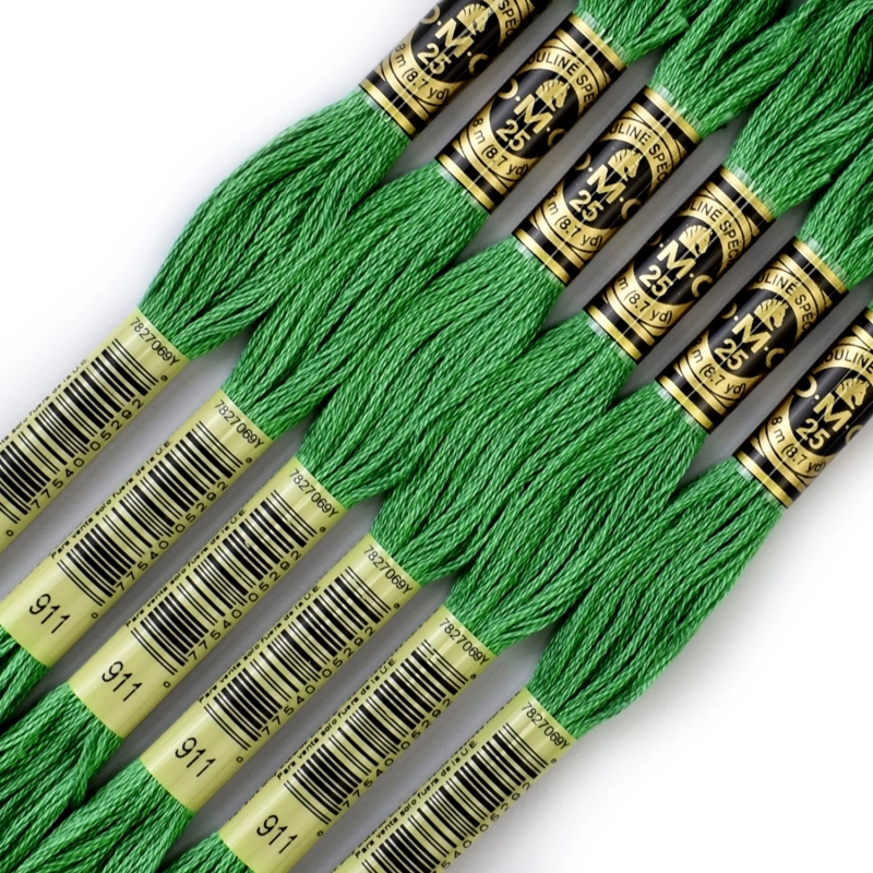 Нитки для вишивання - Муліне DMC 911 оптом | ТМ КОЛЬОРОВА