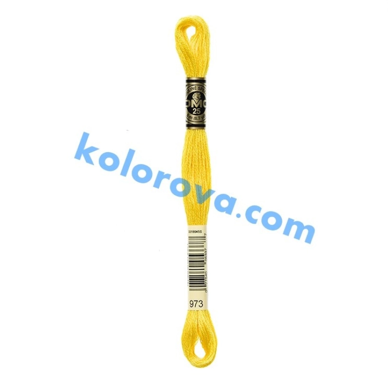 Нитки для вишивання - Муліне DMC 973 оптом | ТМ КОЛЬОРОВА
