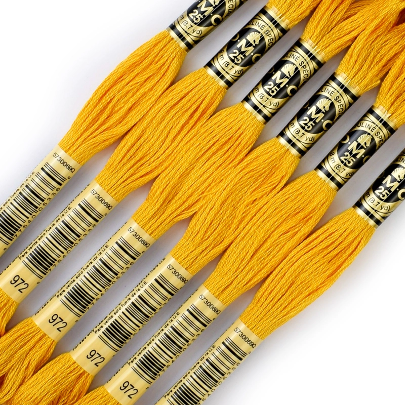 Нитки для вишивання - Муліне DMC 972 оптом | ТМ КОЛЬОРОВА
