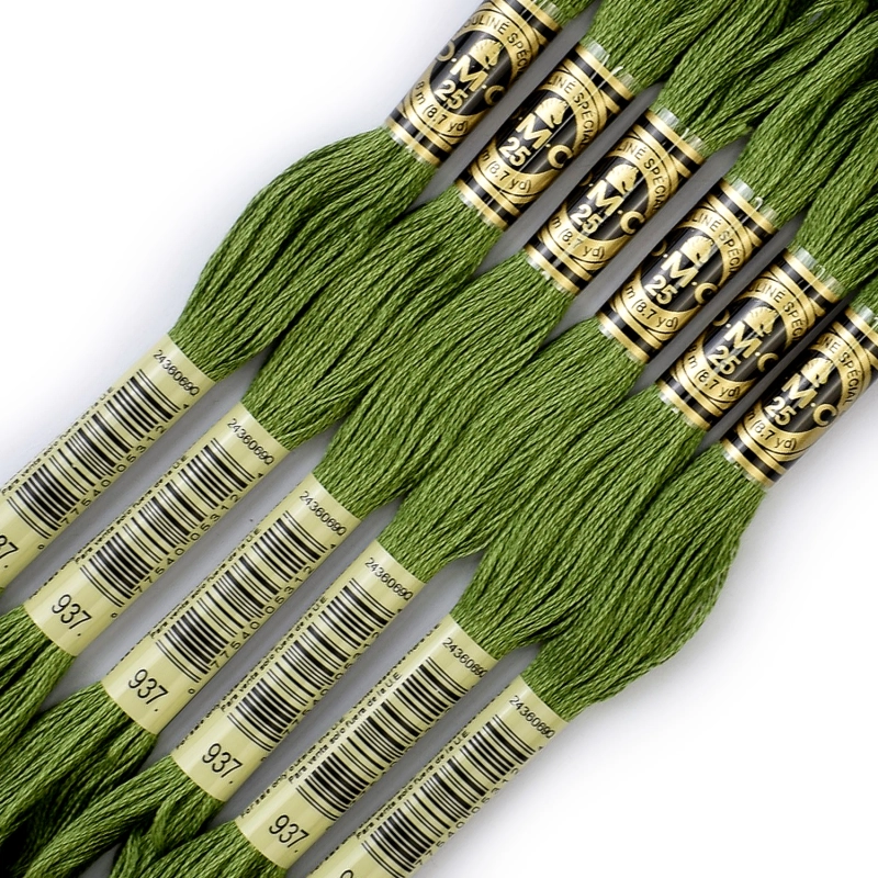 Нитки для вишивання - Муліне DMC 937 оптом | ТМ КОЛЬОРОВА