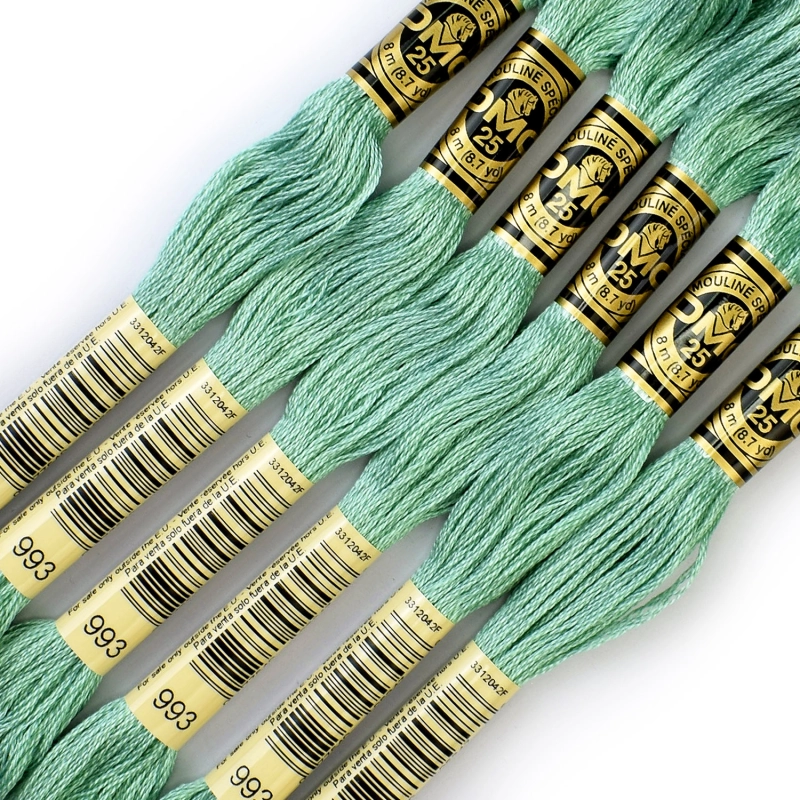 Нитки для вишивання - Муліне DMC 993 оптом | ТМ КОЛЬОРОВА