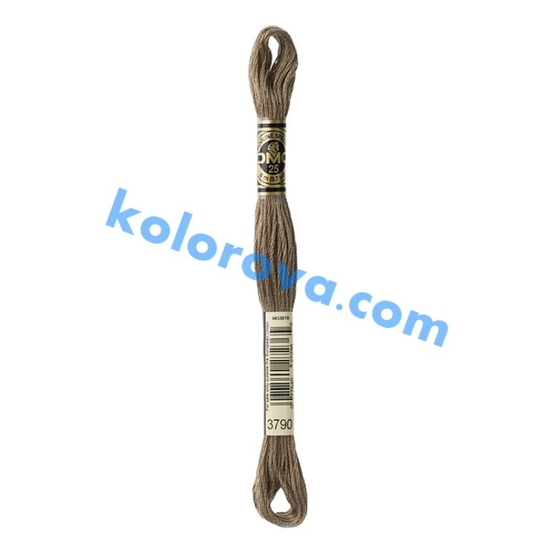 Нитки для вишивання - Муліне DMC 3790 оптом | ТМ КОЛЬОРОВА