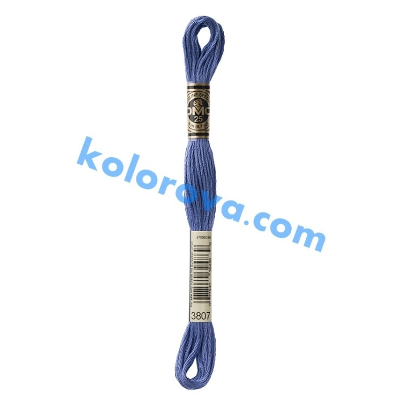 Нитки для вишивання - Муліне DMC 3807 оптом | ТМ КОЛЬОРОВА