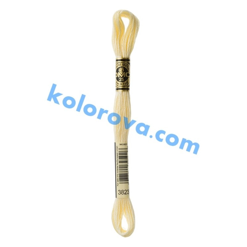 Нитки для вишивання - Муліне DMC 3823 оптом | ТМ КОЛЬОРОВА