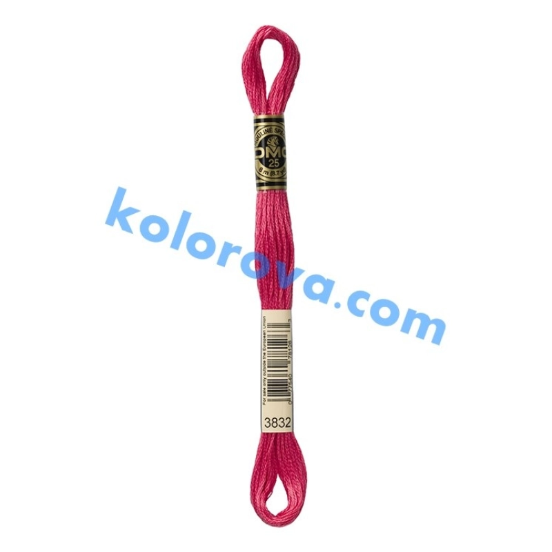 Нитки для вишивання - Муліне DMC 3832 оптом | ТМ КОЛЬОРОВА