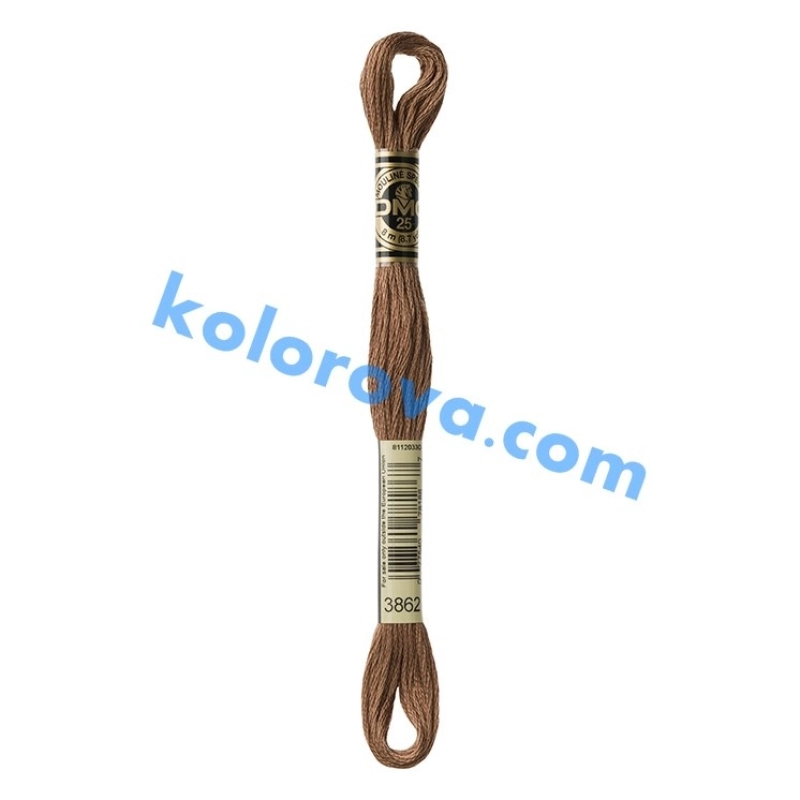 Нитки для вишивання - Муліне DMC 3862 оптом | ТМ КОЛЬОРОВА